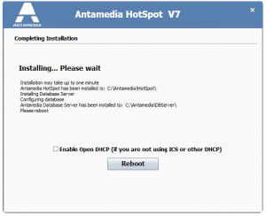 HotSpot Installation I Antamedia software