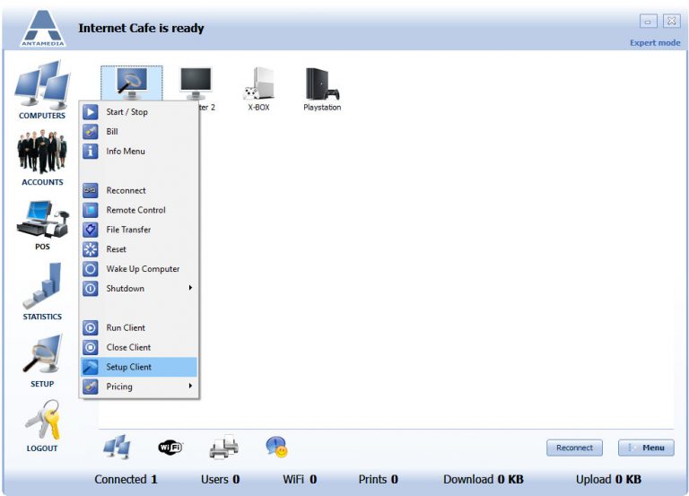 How to start Internet Cafe Client computer in setup mode? I Antamedia ...