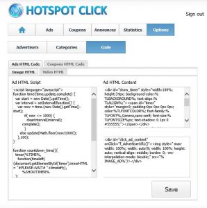 HotSpot Click Options I Antamedia software