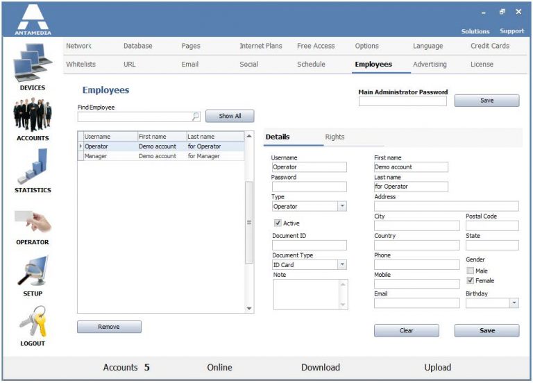 How to create an Employee account? I Antamedia software